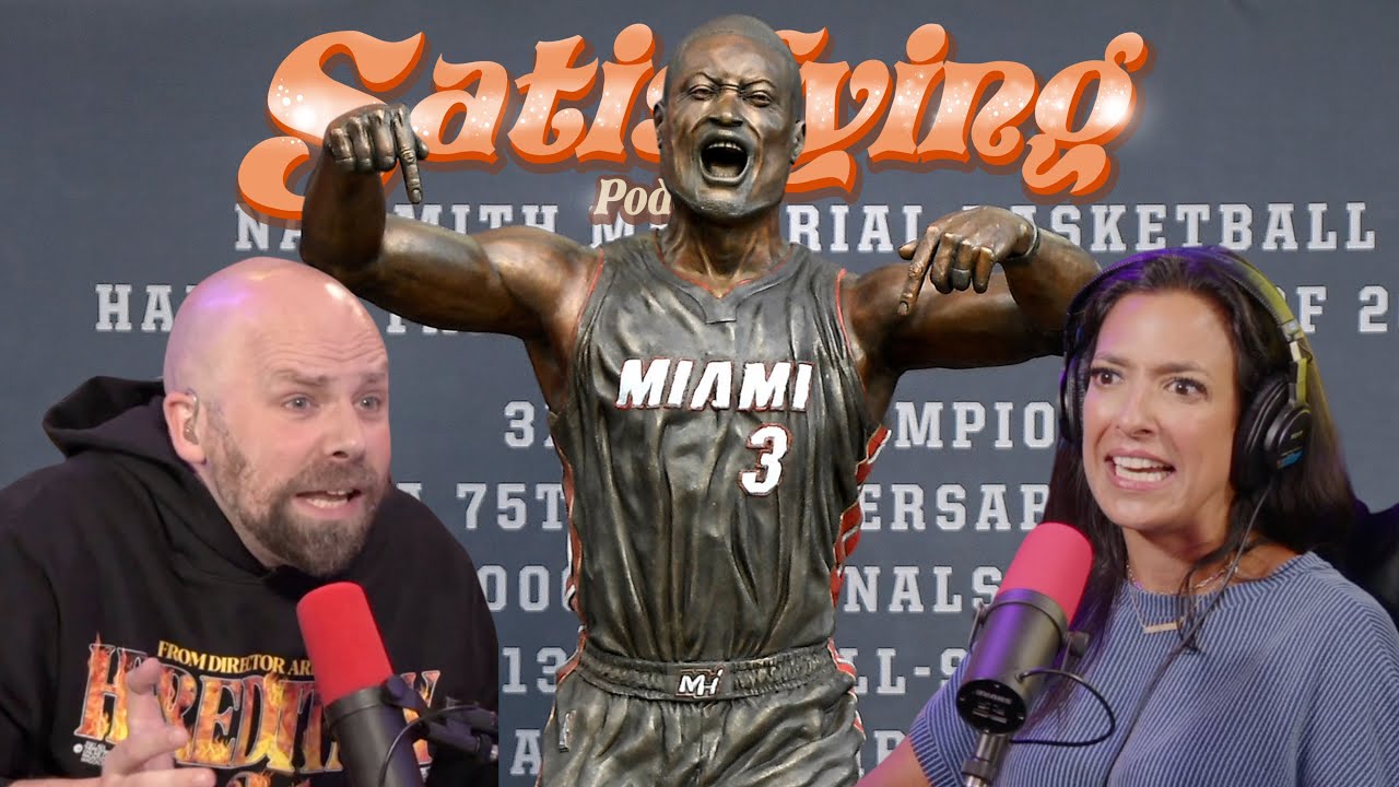 Dwayne Wade Has The World's Worst Statue | Satisfying Podcast - YouTube