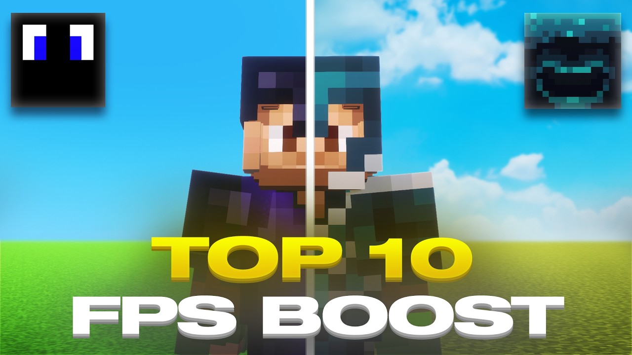 Top 10 BEST FPS Boosting Texture Packs | 1.21+ - YouTube