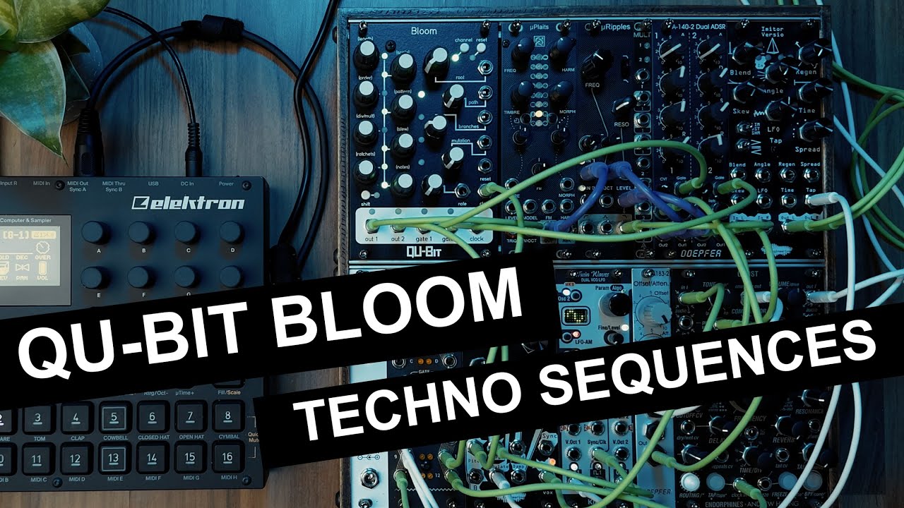 TECHNO SEQUENCES with QU-BIT BLOOM by @MutluKaraköse | riemannkollektion.com - YouTube