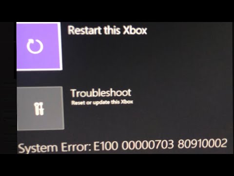 How to fix E100 error Xbox one S 2022 update😈!!!! - YouTube