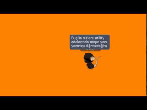 Utility odalarına map'e yazı yazmak