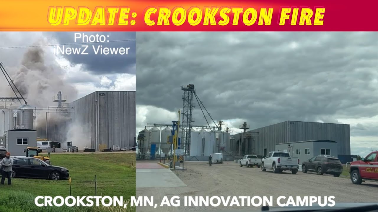 UPDATE: Fire At Ag Innovation Campus In Crookston, Minnesota - YouTube