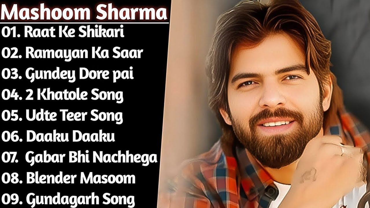 Masoom sharma All Hits Songs| Best of Mashoom Sharma | Nonstop Haryanvi ...