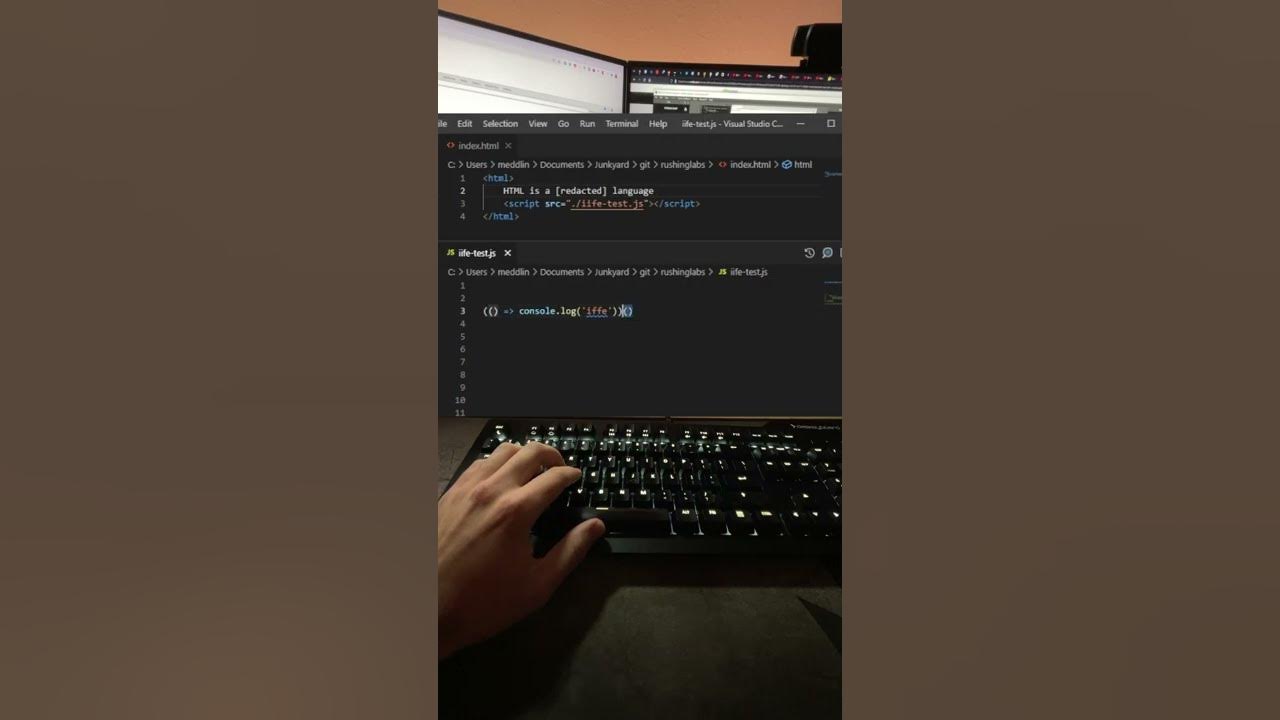 Immediately Invoked Function with Arrow Functions! // JavaScript # ...