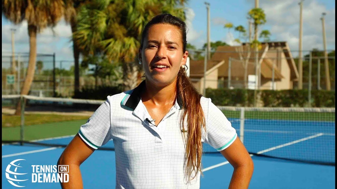 Womens tennis drills part 1 by Luicelena Perez & Tennis On Demand - YouTube