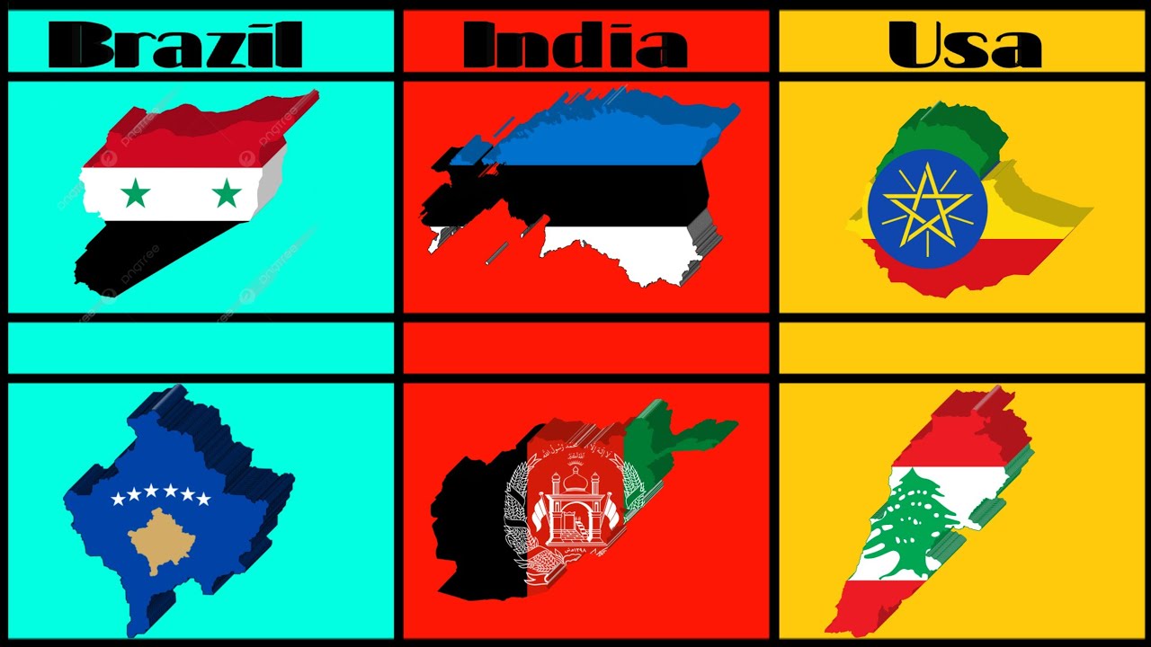 Maps of enemy countries.(part-3) - YouTube