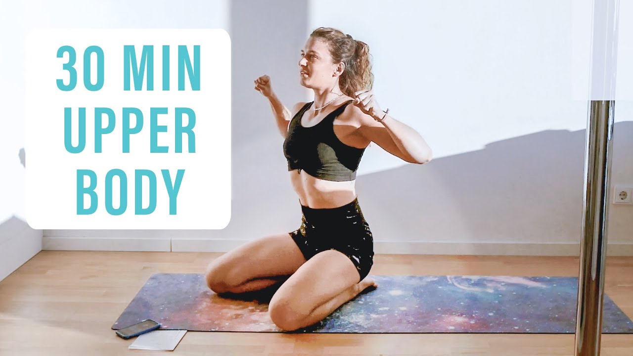 30 MINUTE UPPER BODY WORKOUT // full week of workouts day1 - YouTube