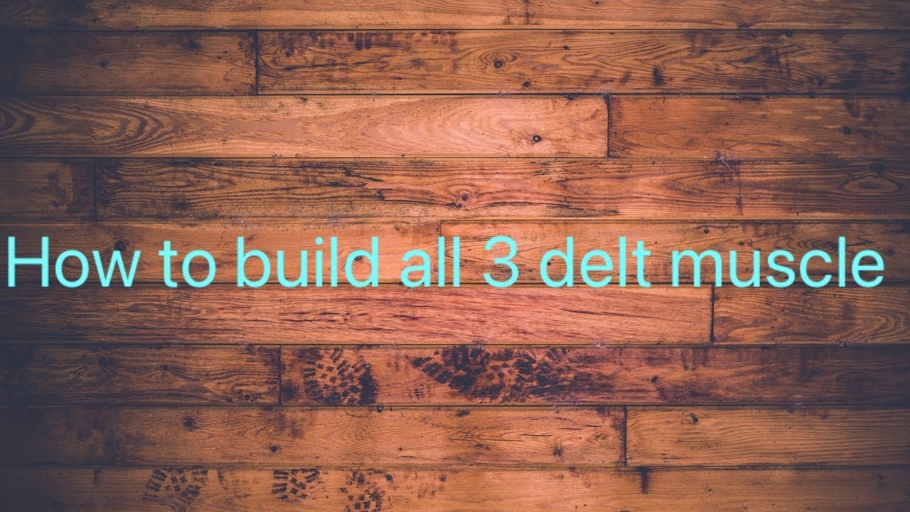 how to build all 3 delt muscle at the same time - YouTube