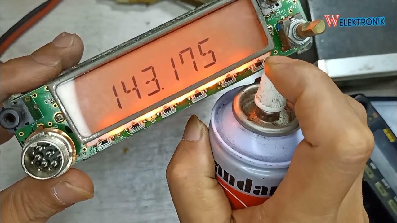 alinco dr 135 tombol tombol tidak fungsi dan no power watt - YouTube