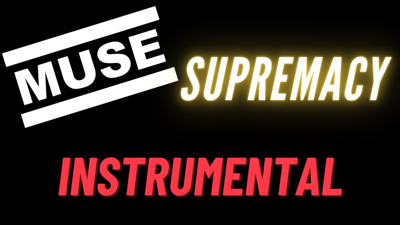 Supremacy (Muse) - INSTRUMENTAL BACKING TRACK - YouTube