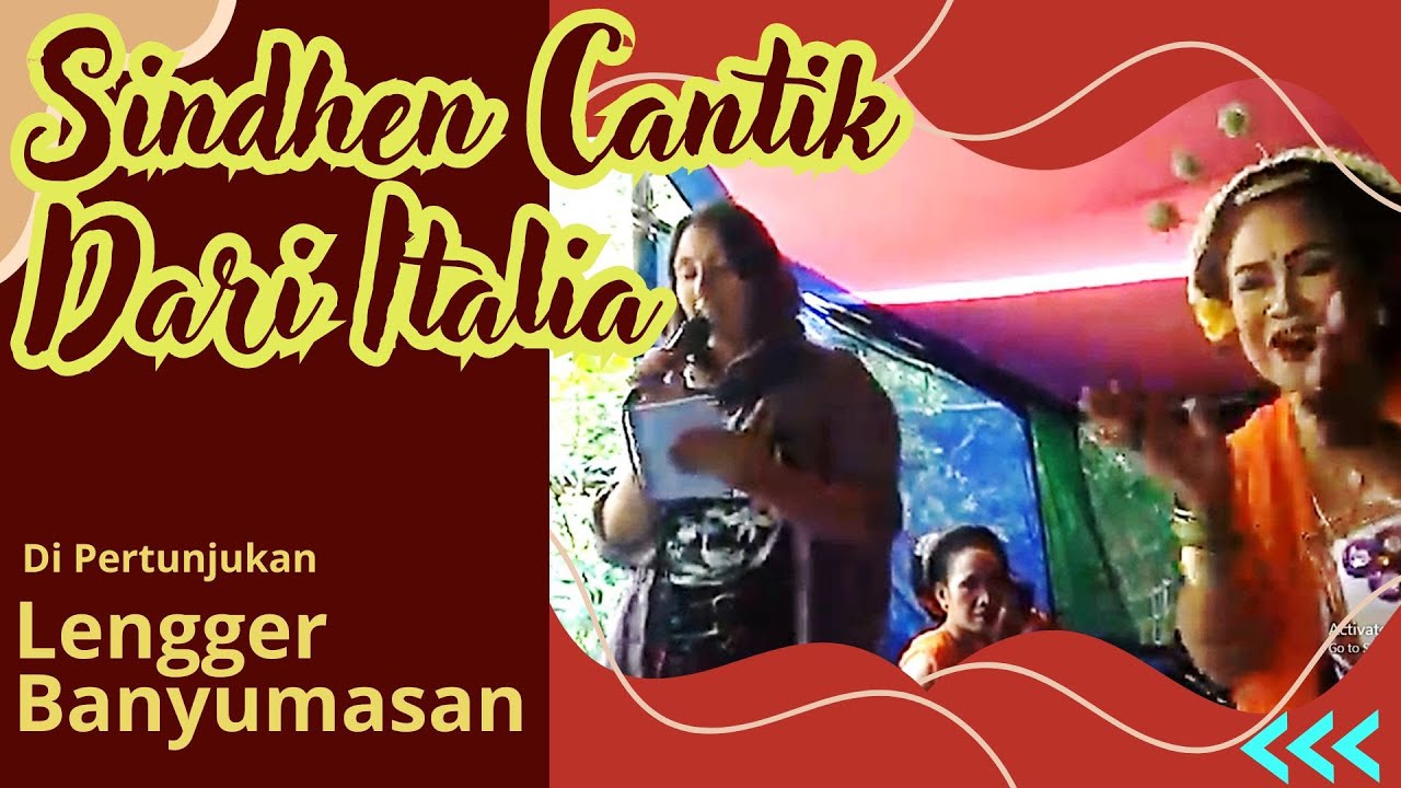 SINDHEN CANTIK ASAL ITALIA MENYUMBANGKAN SUARA EMASNYA DI PERTUNJUKAN ...