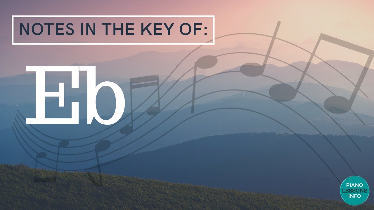 Notes in the Key of Eb Major (E Flat Major) - YouTube