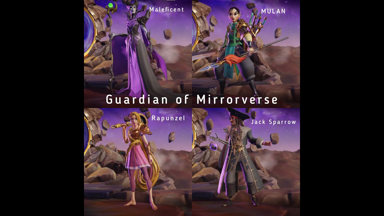 Disney Mirrorverse Rapunzel MULAN Maleficent Jack Sparrow join the ...