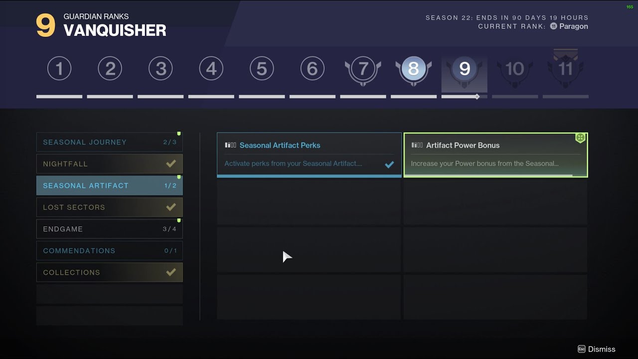 Destiny 2 Season of the Witch - Guardian Ranks - Rank 9 requirements ...