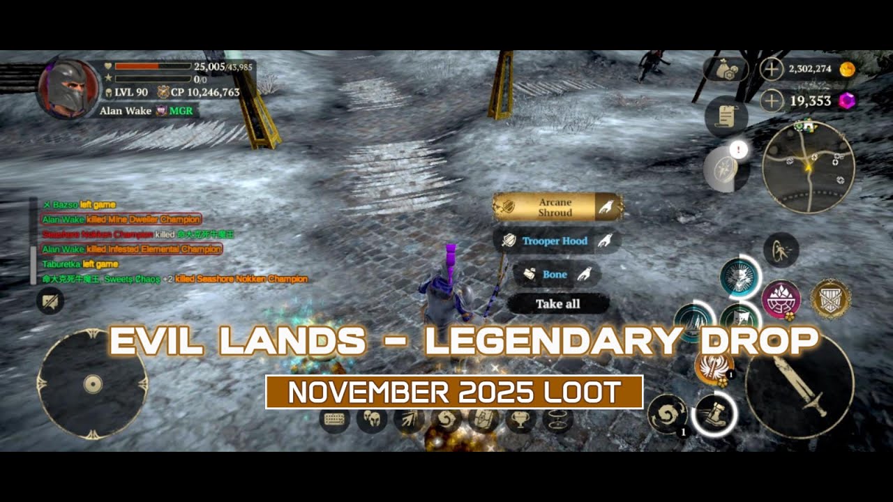 🔥 Evil Lands – November 2025 Legendary Drops | Real Loot Results! 🔥 ...