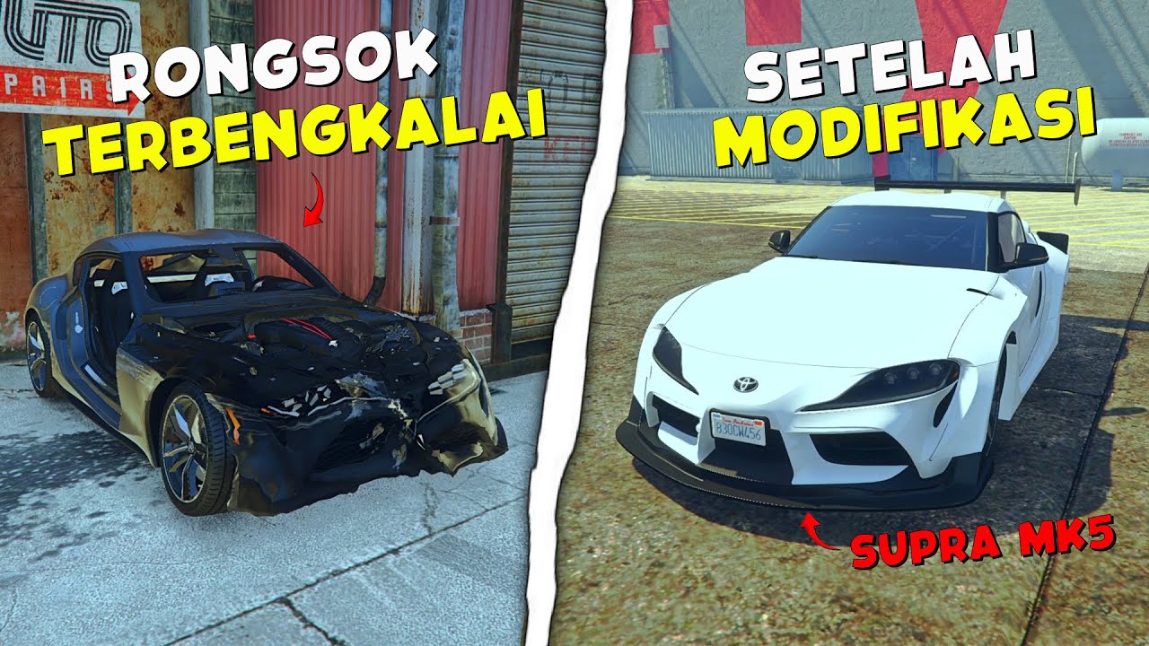 AKU MENCURI MOBIL RONGSOK SUPRA MK5 - GTA 5 MOD - YouTube