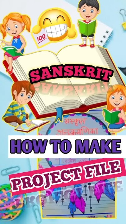 Sanskrit Project File/How to make Project File/Project File kese banaye/#project#trending #file💡 ...
