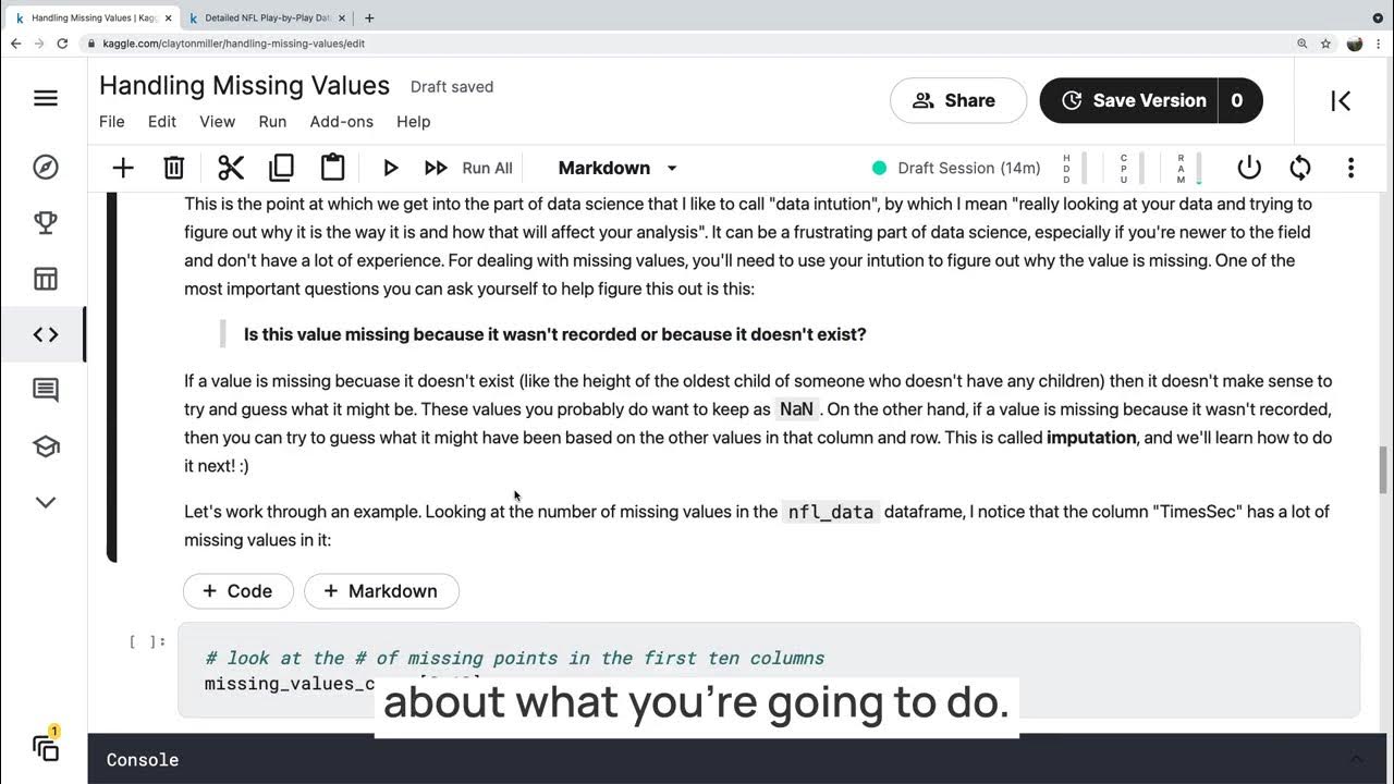 Handling Missing Values - Data Cleaning Fundamentals - YouTube