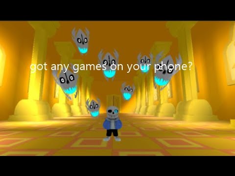 SANS BUT I KEEP HITTING HIM COMPLETED [UNDERTALE 3D BOSS BATTLES ...