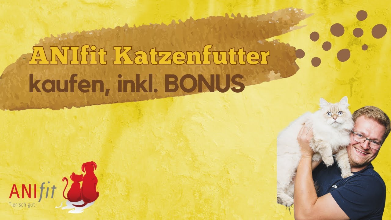 Anifit Katzenfutter kaufen inklusive Bonus - YouTube