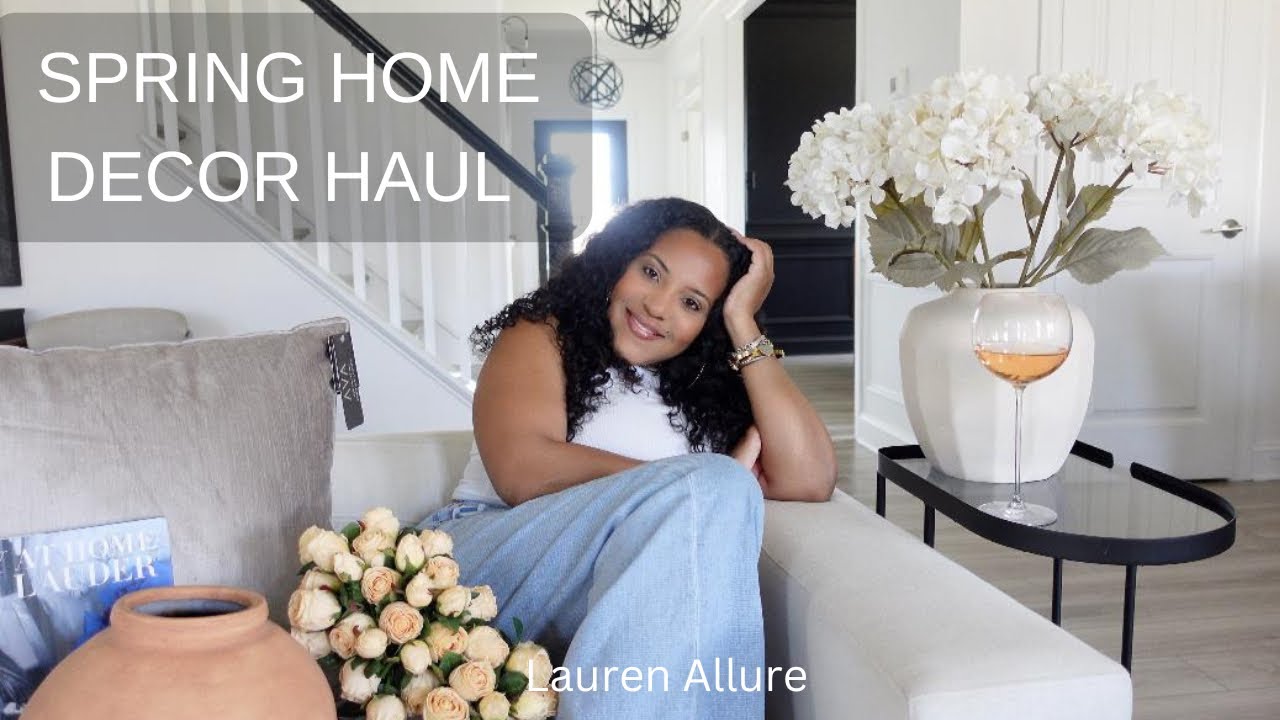SPRING HOME DECOR HAUL 2025 | HOMEGOODS, AMAZON +MORE! - YouTube