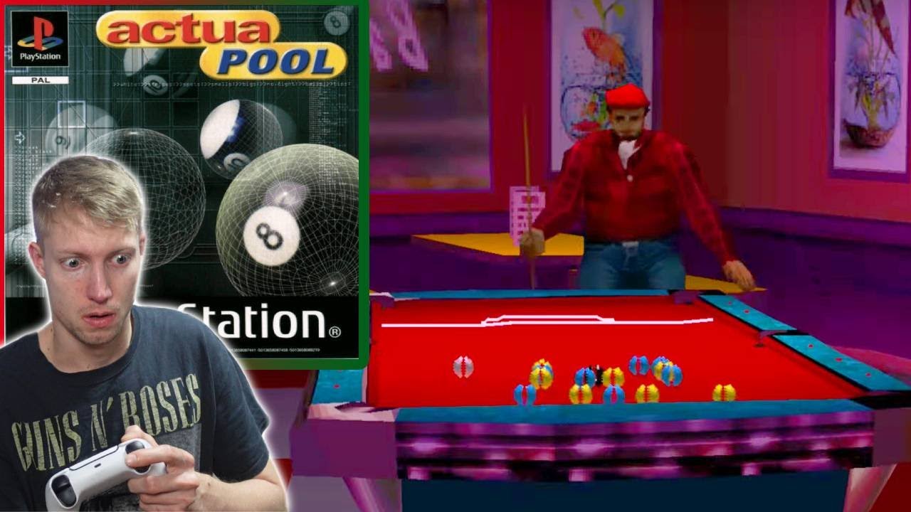 ENDLICH BILLARD! Pool Shark / Actua Pool 🕹️ (PS1) Gameplay - Angezockt ...