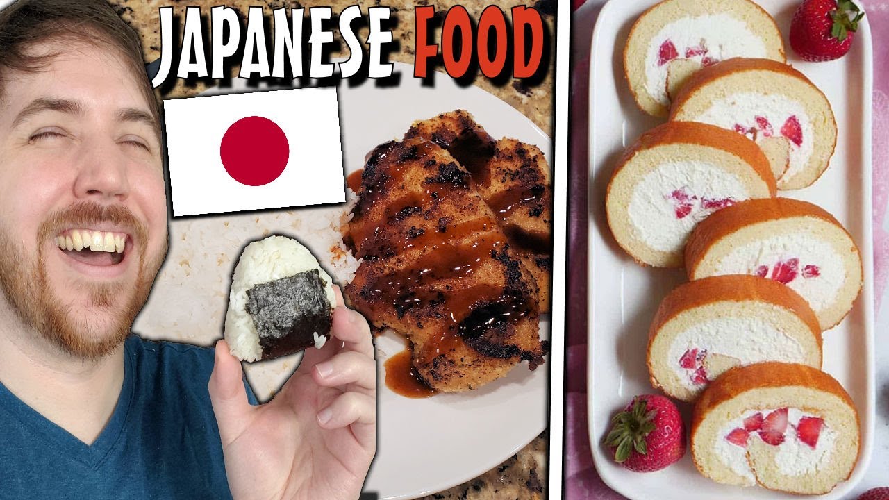 COOKING JAPANESE FOODS & DESSERTS with a 5★ CHEF - YouTube