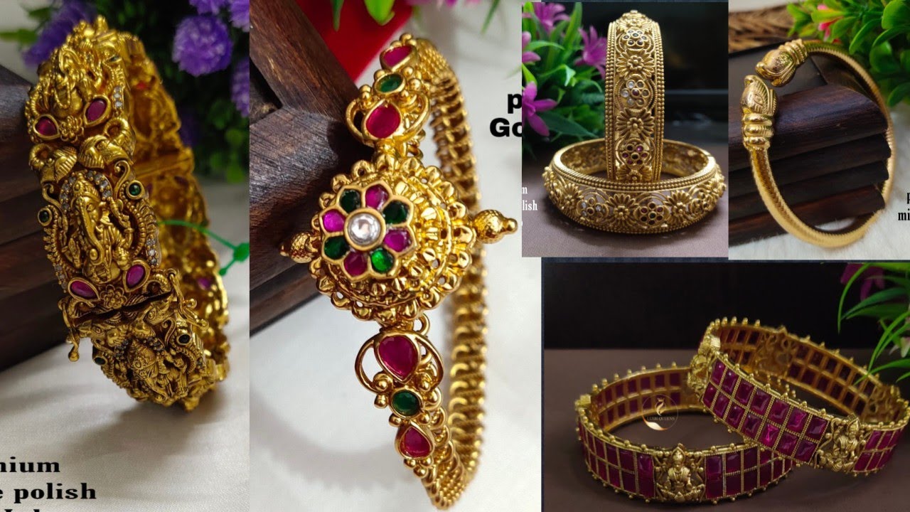 Kankanalu | Screw type bangles | One gram gold Kankanalu | Lush Queens ...