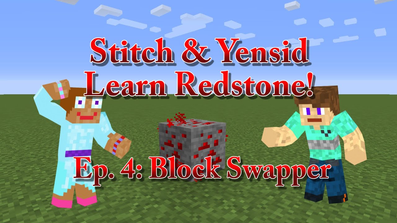 Stitch and Yensid Learn Redstone Ep. 4: Block Swapper - YouTube