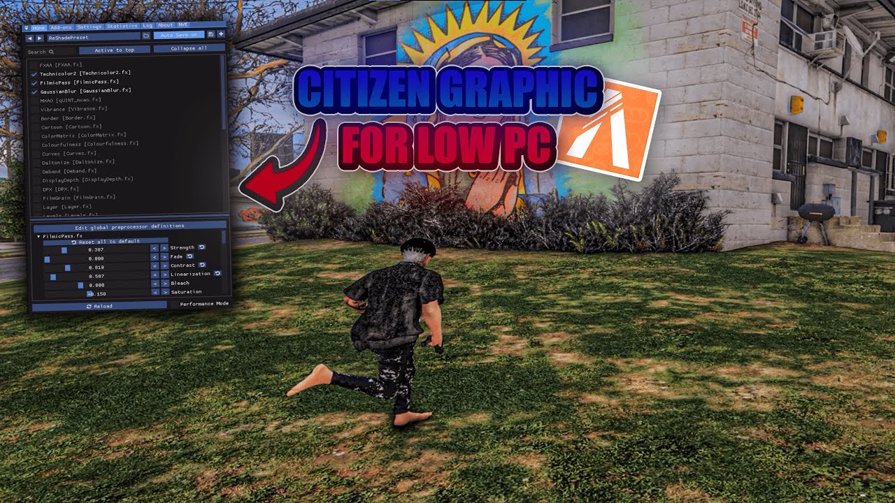 CITIZEN RP LOW GRAPHIC & RESHADE FOR PLUGINS | FIVEM TUTORIAL - YouTube