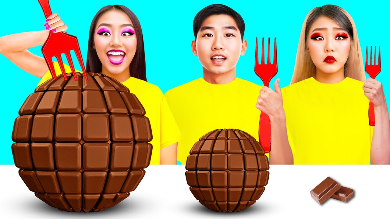 Big, Medium and Small Plate Challenge | Epic Food Battle by ToonDO ...