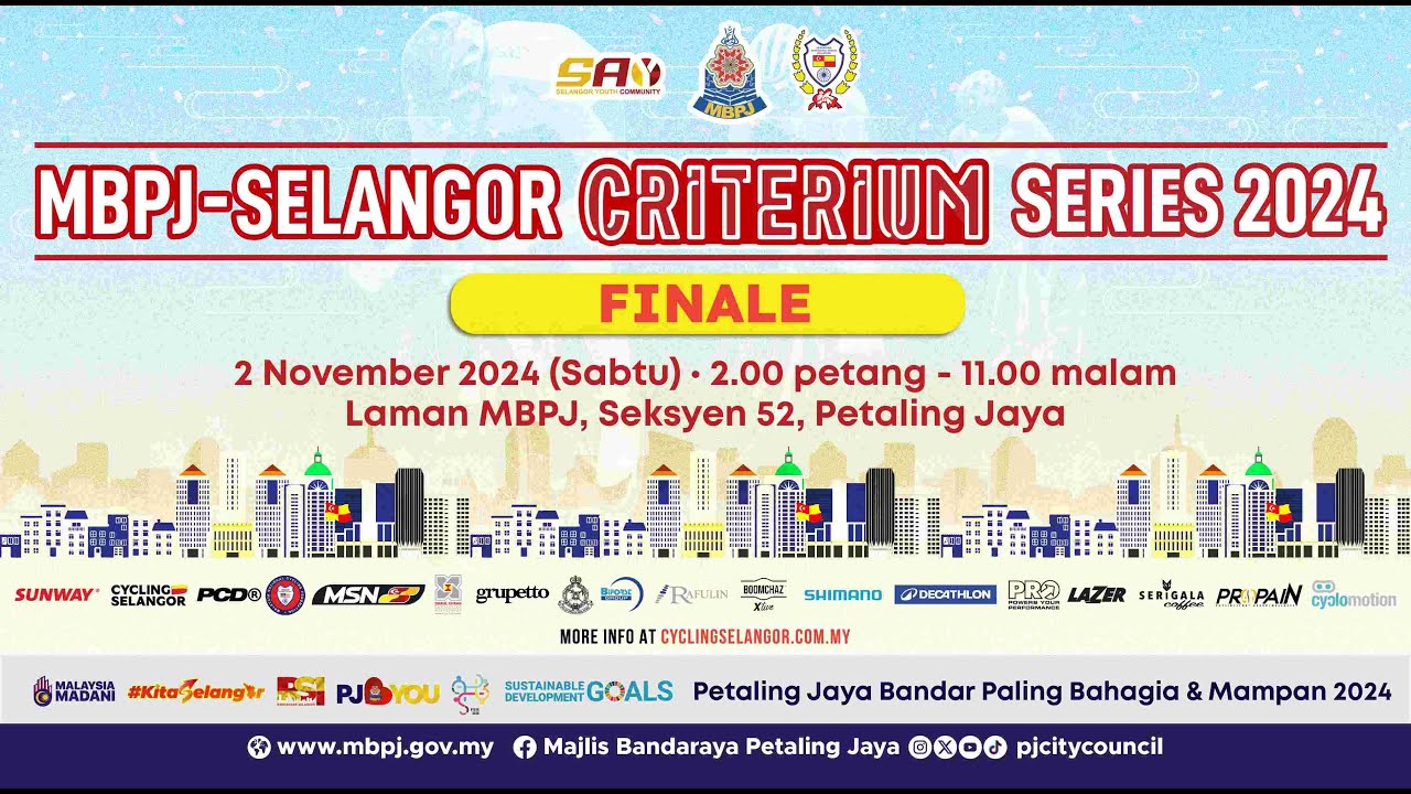 PART 1 : MBPJ SELANGOR CRITERIUM SERIES 2024 | FINALE - YouTube