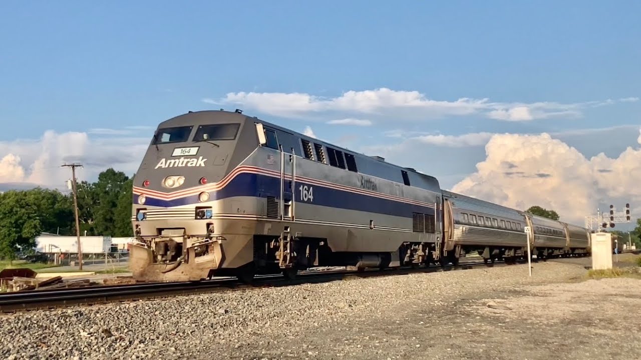 New Amtrak Trains in North Carolina ft. 164 - YouTube