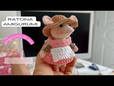 Ratona a crochet fácil pasó a paso - YouTube