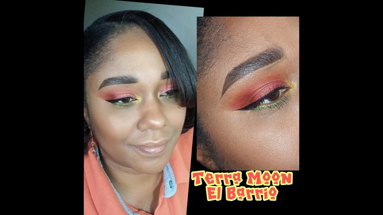FIRST TIME USING THE TERRA MOON COSMETICS EL BARRIO PALETTE ...