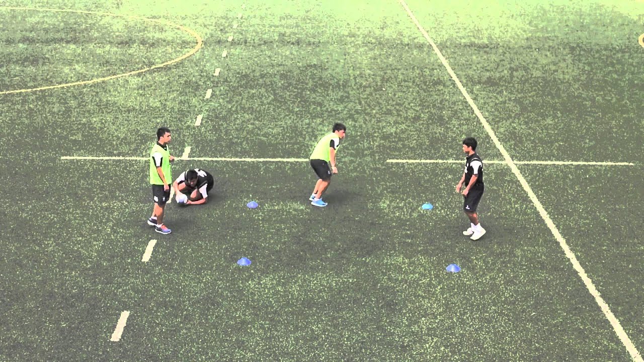 Tackling Drill 01 - 1v1 Tackle - YouTube
