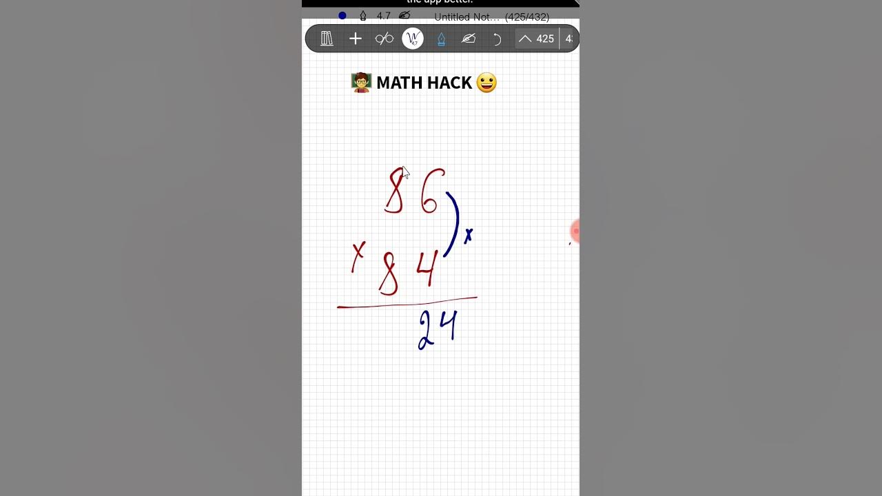 Math hack #youtubeshorts #matematika #mathhack - YouTube