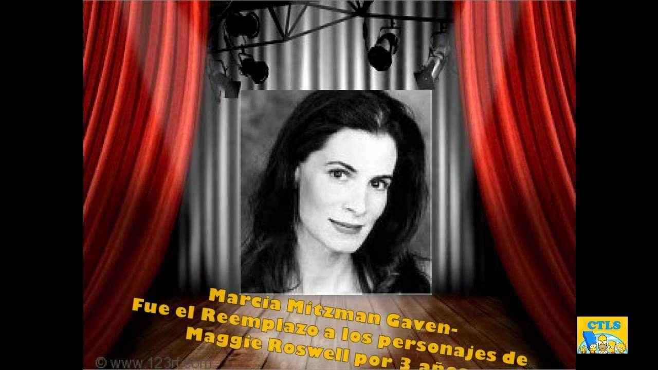 Las Voces de Los Simpson - Marcia Mitzman Gaven, Reemplazo de Maggie ...