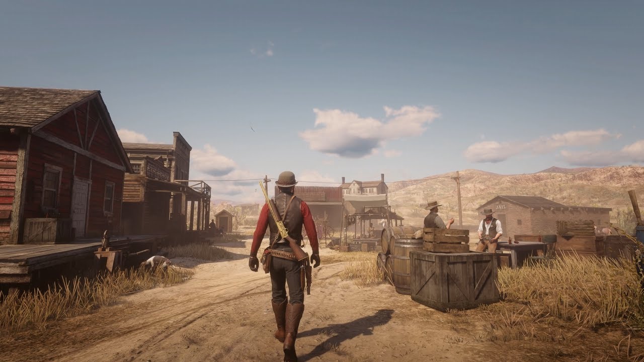 Red Dead Redemption 2 relaxing walk around gameplay RTX 4090 - YouTube