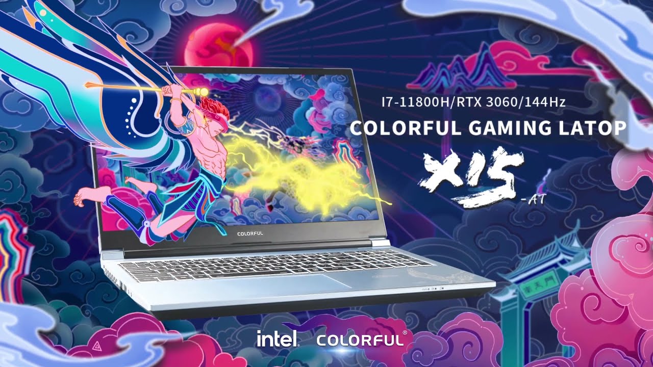 Let's introduce Colorful New Gaming Laptop... COLORFUL X15-AT gaming ...