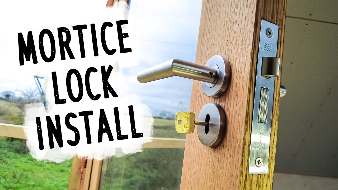 Fitting a mortice lock - Old School style - YouTube