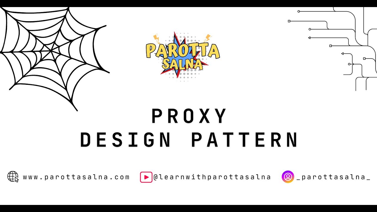 Proxy Pattern | Design Pattern in Tamil | Python | ParottaSalna - YouTube