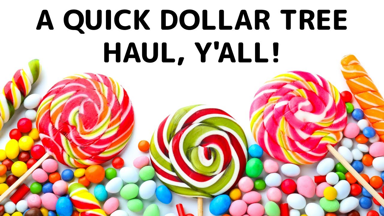 A QUICK DOLLAR TREE HAUL, Y'ALL! | JUNK FOOD | HAIRCUT | CURL MY HAIR ...