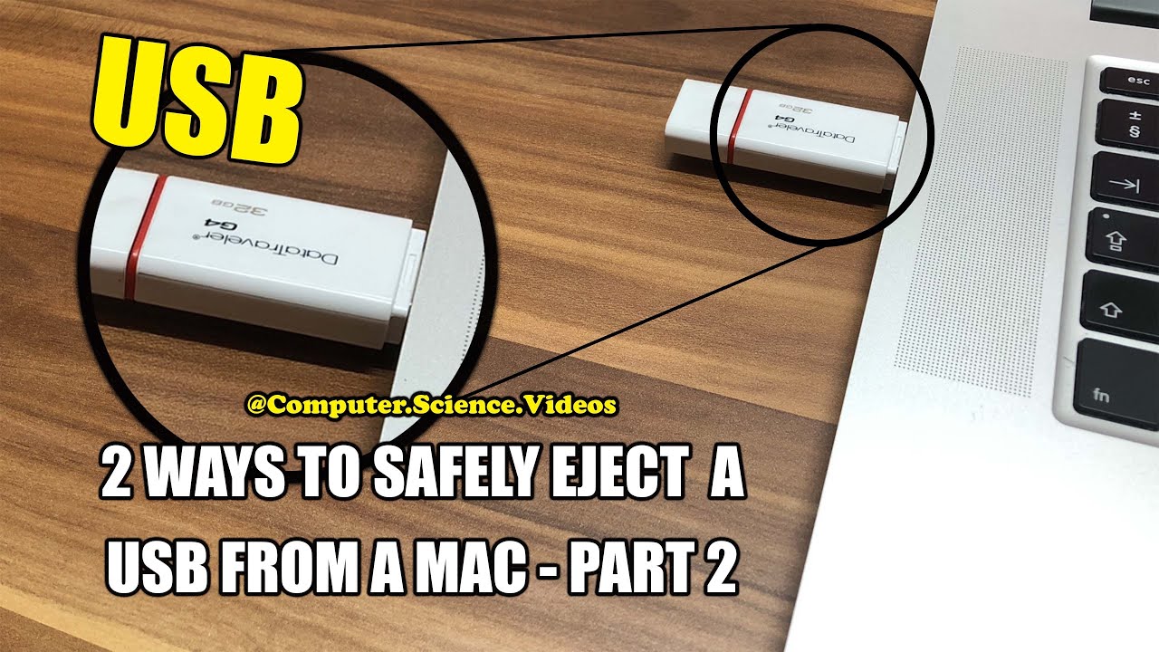 2 Ways To Safely Eject Your Usb Flash Drive On A Mac Part 2 Basic 6544