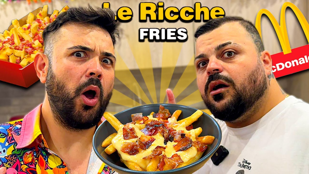 Ricche fries del MC Donald FATTE IN CASA con BACON Caramellato - YouTube