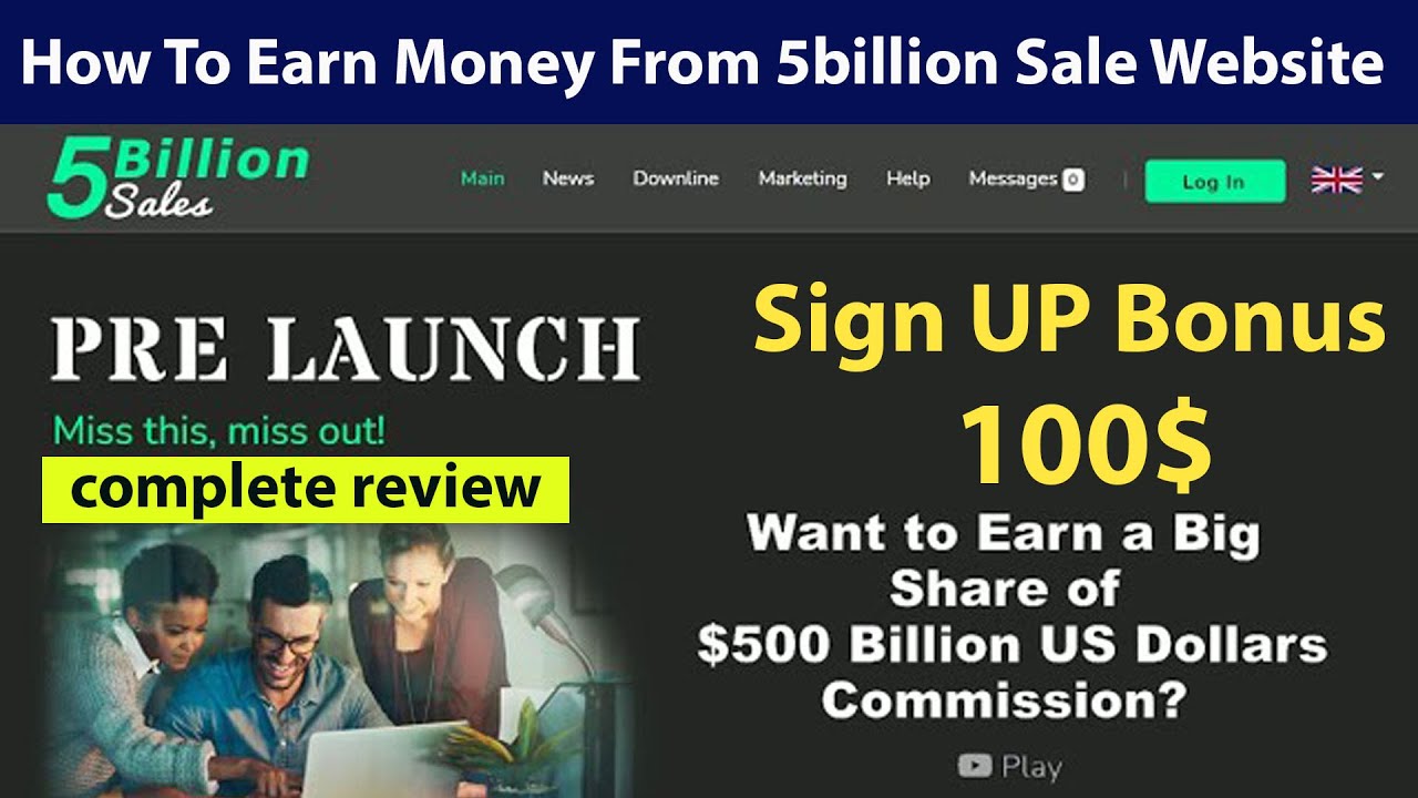 5billion sales | Earn 100$ Per Month From 5billion sales | 5billion ...