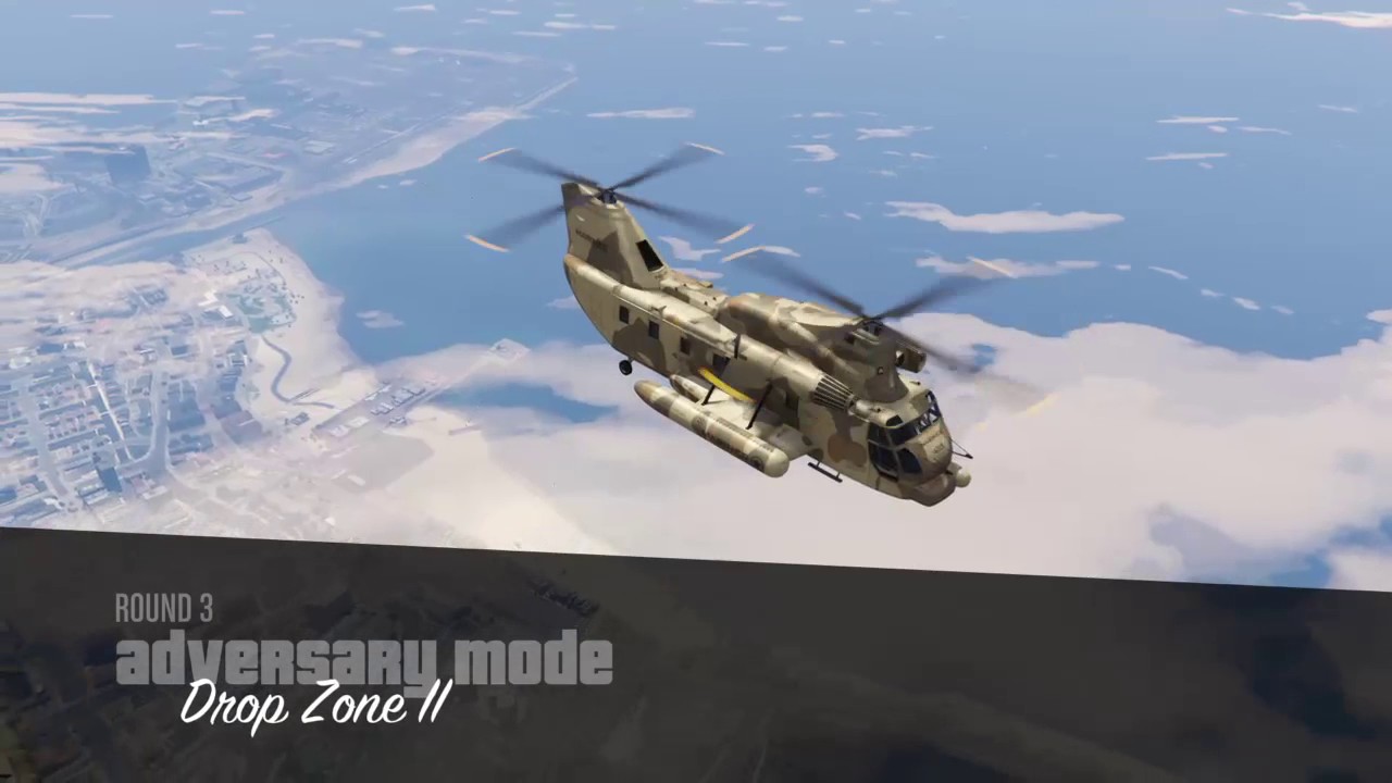 GTA 5 ONLINE - DROP ZONE ADVERSARY MODE - YouTube