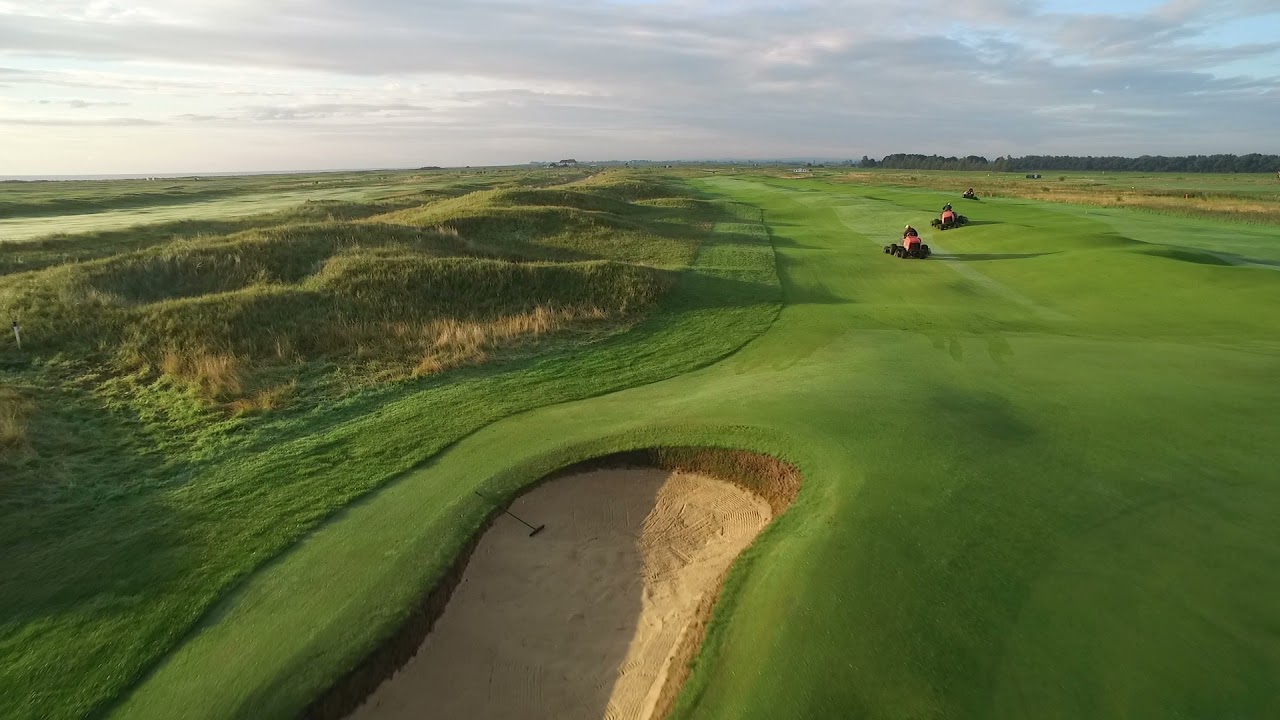 Princes Golf Club, Sandwich. Filmed while on location with PGA EuroPro ...