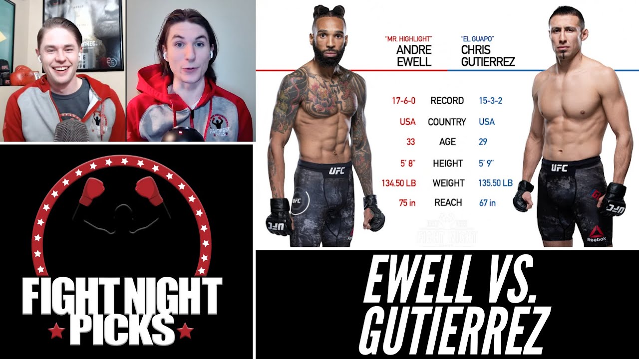 UFC 258: Andre Ewell vs. Chris Gutierrez Prediction - YouTube