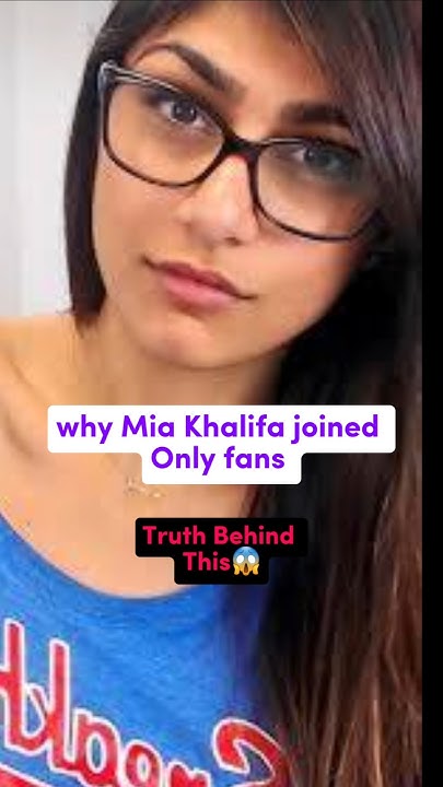 Mia Khalifa Reveals Why She Joined OnlyFans 💅 | Shocking Truth! 😱 #shorts #trending - YouTube